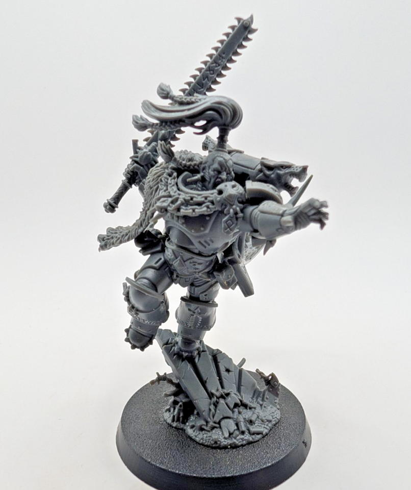 Warhammer 40k Space Wolves Ragnar Blackmane Built Unprimed Games ...