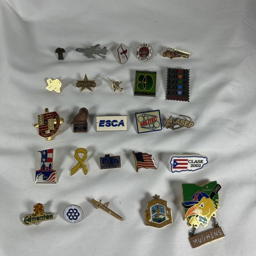 Lot Of 25 Novelty Collectible Pins-Sports, Logo, International, USA ...