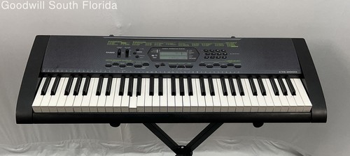 Casio Black CTK-2000 61 Keys Digital Display Speakers Electronic ...