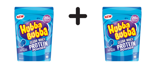 2 x Mars Protein Hubba Bubba Clear Whey (405g) Blue Raspberry (48,15 ...