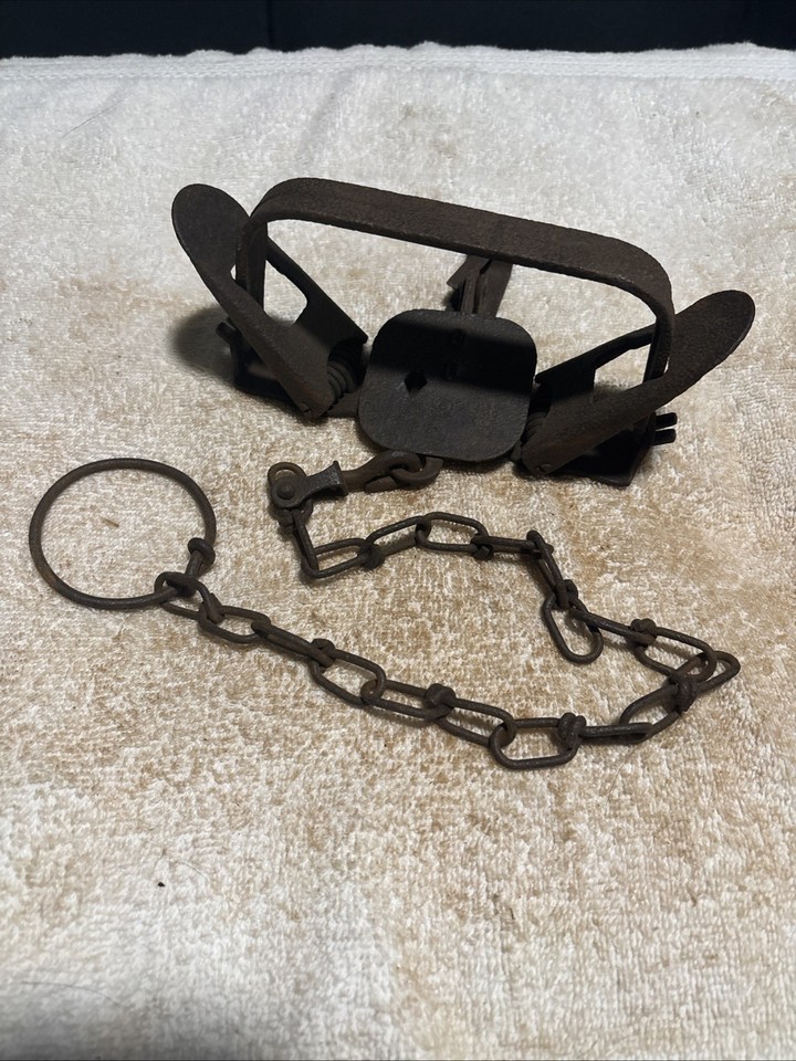 Vintage Diamond No 15 Coil Spring Trap Trapping Newhouse | eBay