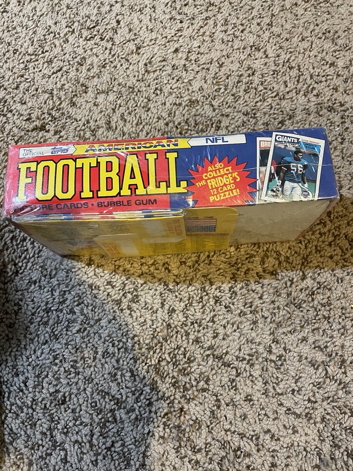 1987 Topps AMERICAN UK Football Wax Box Factory SEALED Unopened Very ...
