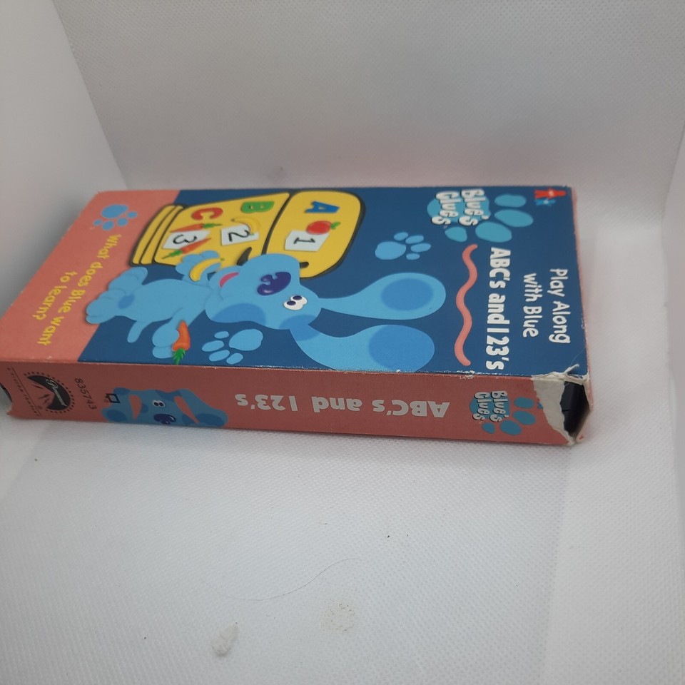 Blues Clues - ABCs and 123s (VHS, 1999) 97368357433| eBay