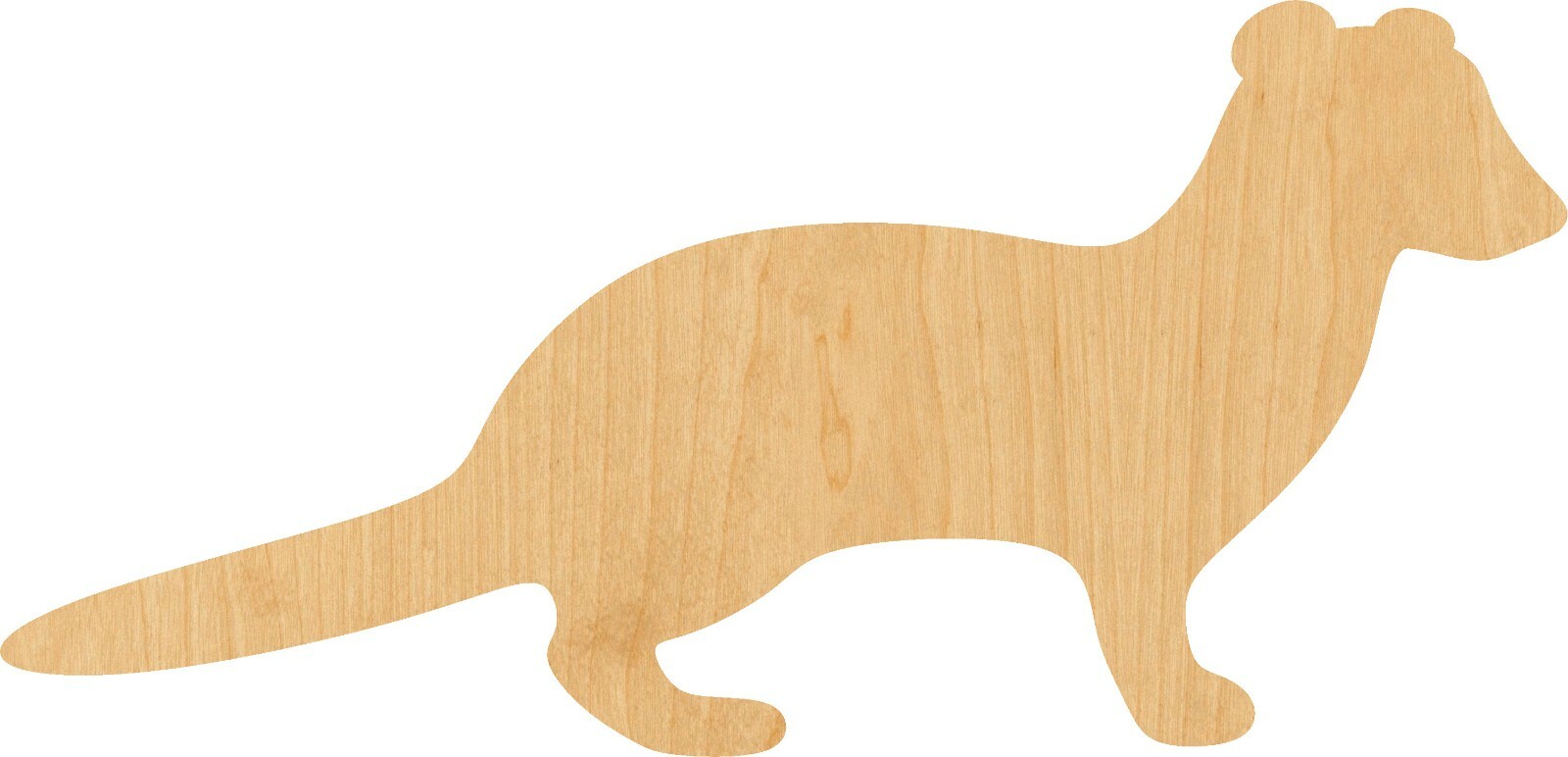 Weasel Laser Cut Out Wood Shape Craft Supply - Woodcraft Cutout | eBay