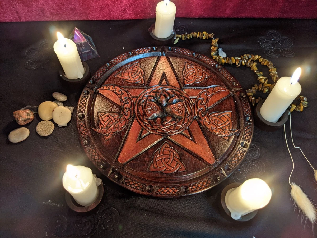 Beautiful Wiccan Altar