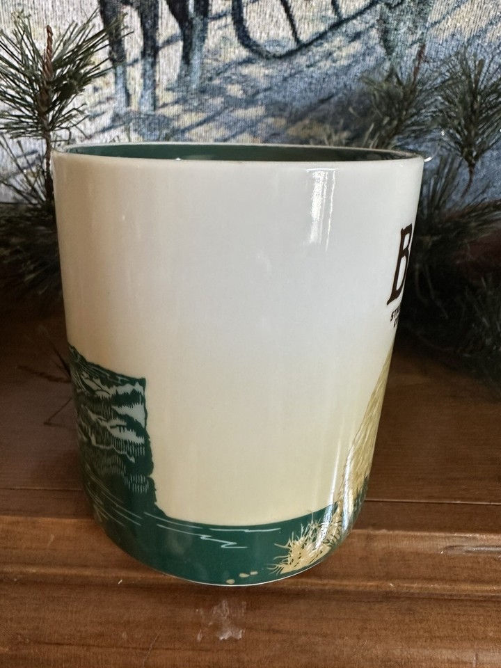 Starbucks Banff Grizzly Bear Mug 2011 MIC Global Icon 16oz VHTF | eBay