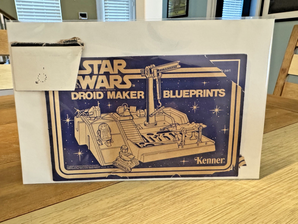 Vintage 1979 Star Wars Droid Factory with 3 Legged R2D2, box, complete ...