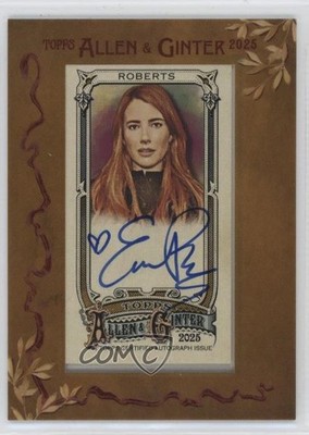 2025 Topps Allen & Ginter Framed Mini Non-Baseball Emma Roberts Auto | eBay