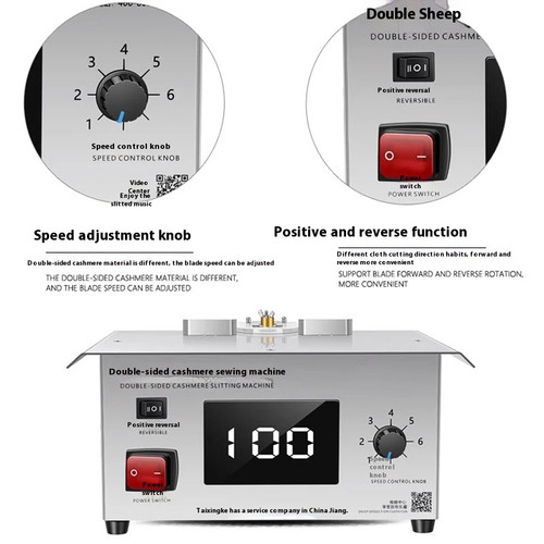 Small Home Shop Cashmere Slitting and Cutting Sewing Machine Seam ...