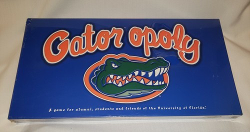 GATOR OPOLY A University of Florida GATOROPOLY Monopoly Game NEW w/FLAG ...