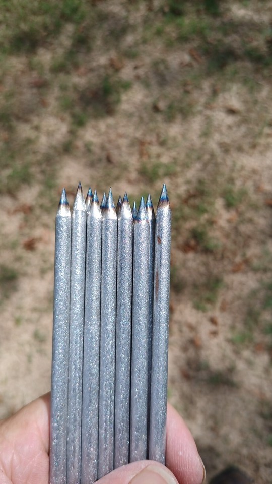 Steel Spikes set of 5 new for throwing/target practice/crafts/ninja or ...