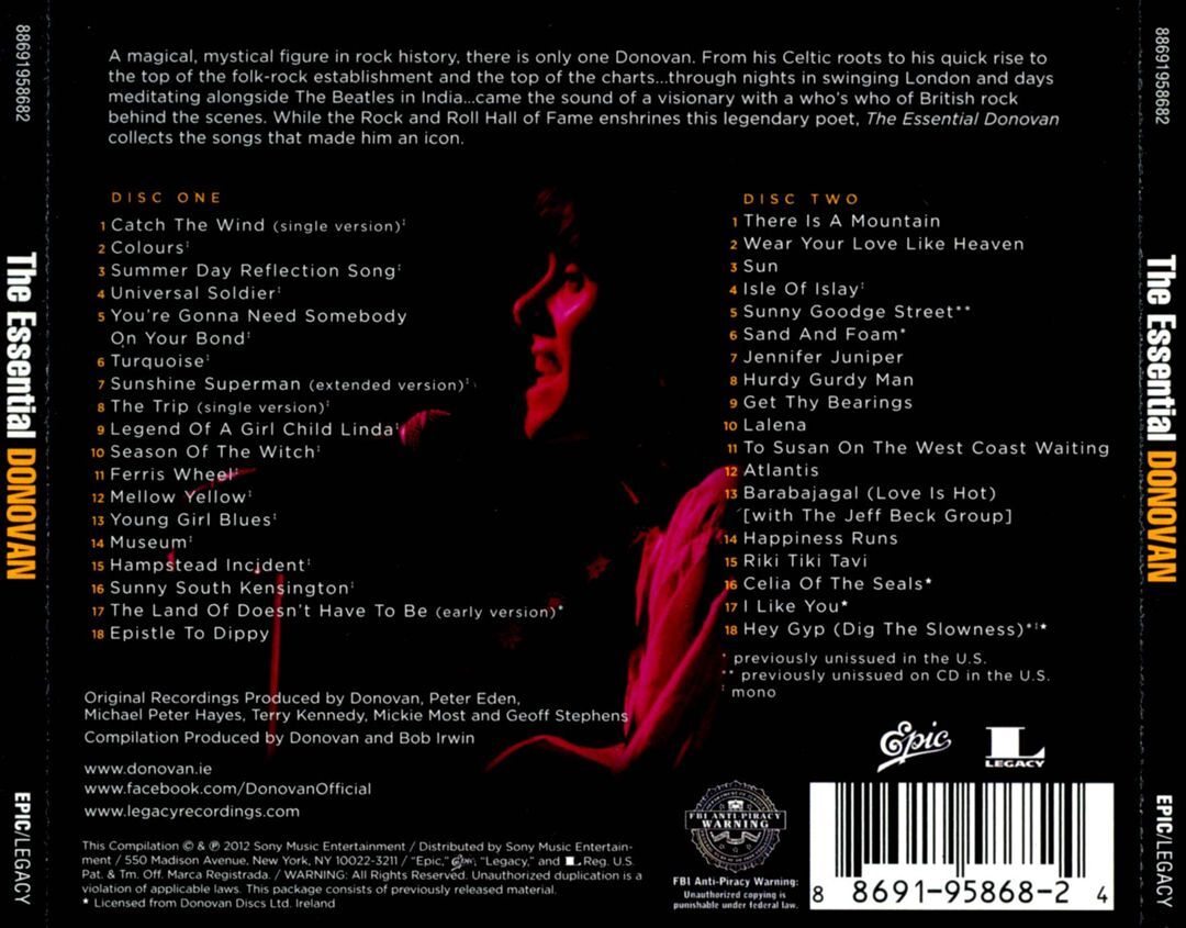 DONOVAN - THE ESSENTIAL DONOVAN [2012] NEW CD 886919586824| eBay