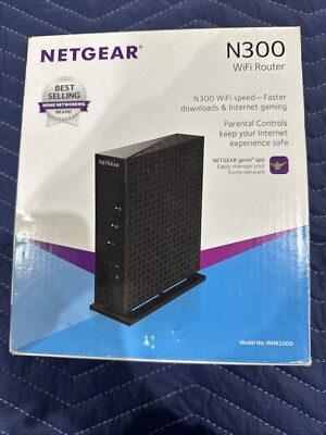 Netgear N300 300 Mbps 4-Port 10/100 Wireless N Router (WNR2000 ...