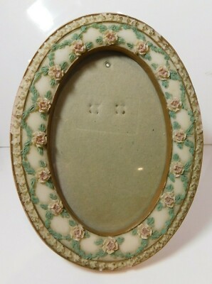 Vintage Hand Painted Flowers Stamped 3D Roses Flowers Photo Picture ...