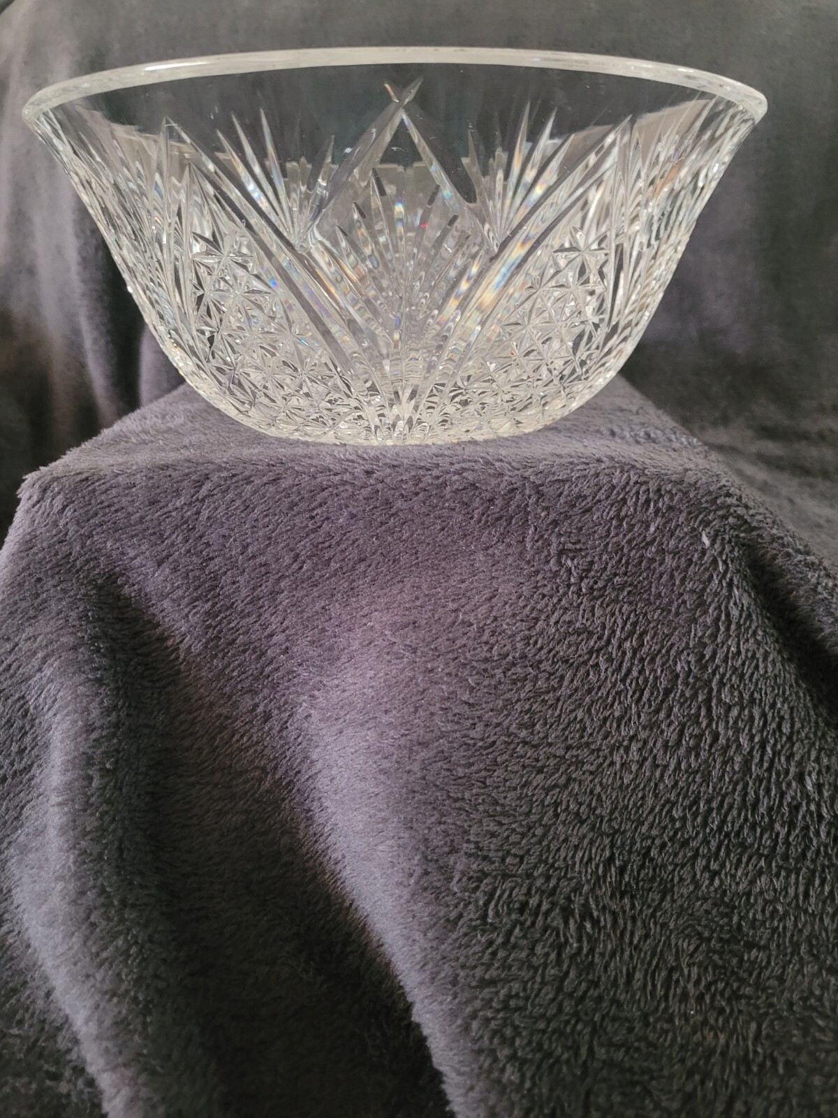 Waterford Crystal Centerpiece Fruit Serving Bowl - Mooncoin Pattern 9 ...