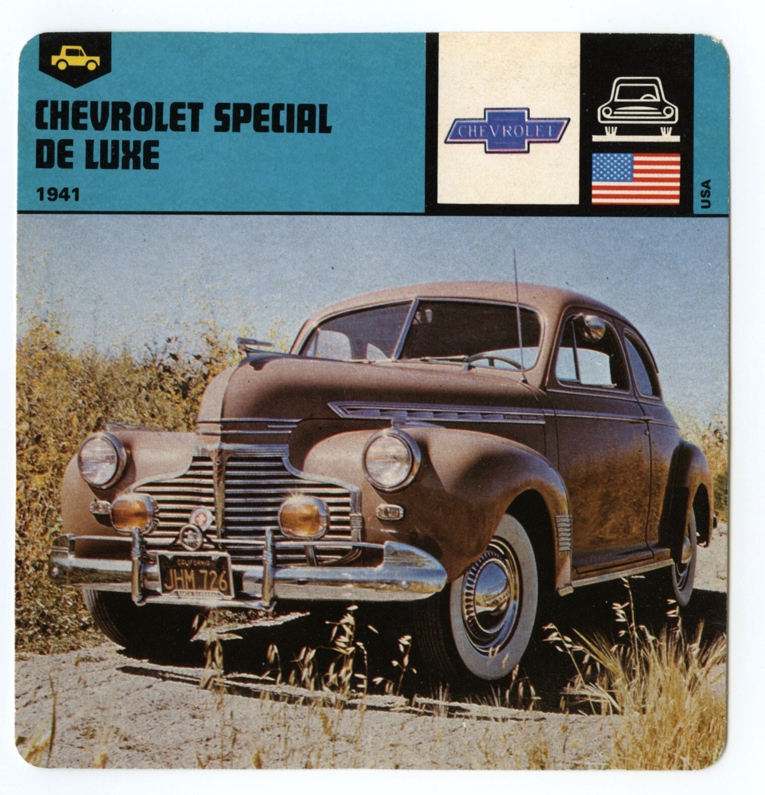 Chevrolet Special De Luxe - GT / Production Car Edito Service SA Auto ...