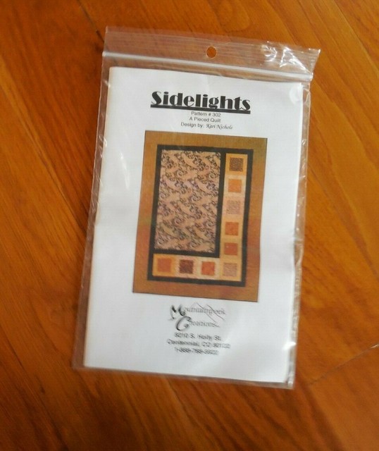 Mountainpeek Creations Sidelights #302 Quilt Pattern for sale online | eBay