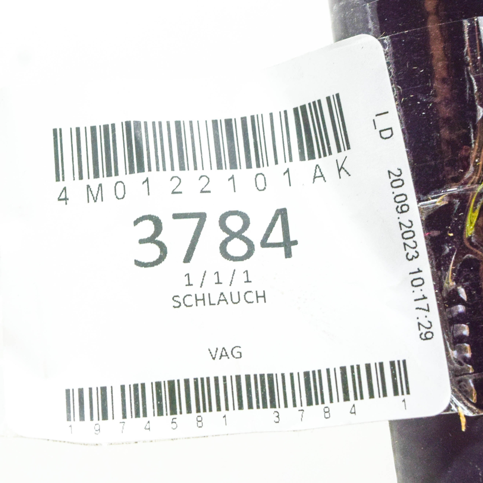 NEW AUDI Q7 4M WATER RADIATOR HOSE 4M0122101AK 2018 ORIGINAL 4M0-122 ...