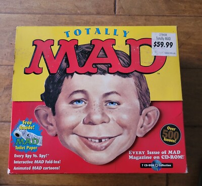 Totally Mad 7 CD-ROM Complete In Box With Novelty Toilet Paper 1998 ...