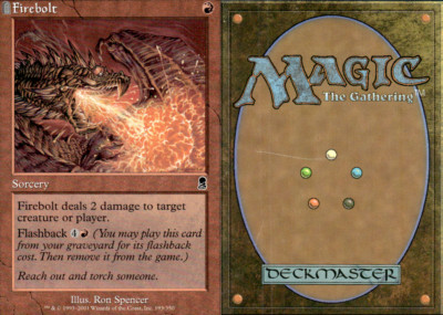 Magic the Gathering-MTG-Firebolt-LP | eBay