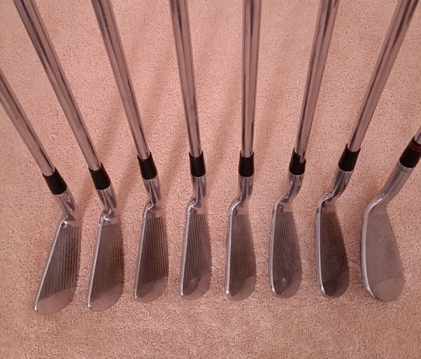 TZ GOLF - VINTAGE BEN HOGAN RADIAL 3-E Irons, Colonial SW, Steel Shafts ...