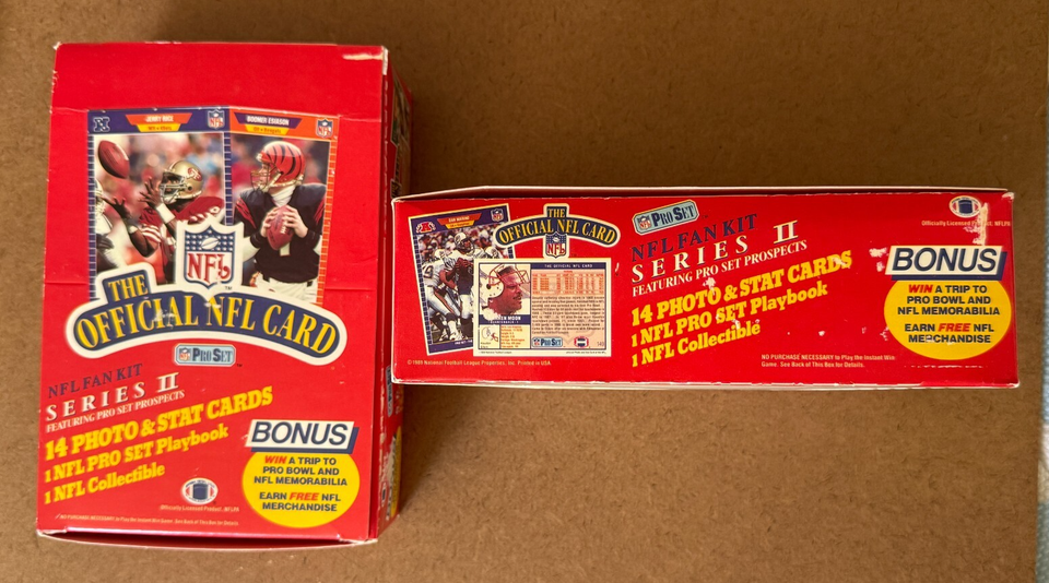 1989 Pro Set NFL Football Series 2 UNOPENED 14 New Card 36 Sealed Pack ...