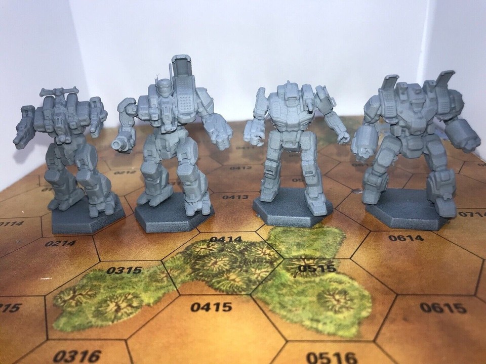 Battletech Miniatures - Cranston Snord's Irregulars (12x Minis + Bases ...