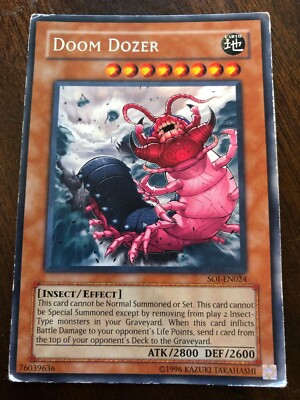 Doom Dozer Rare Unlimited SOI-EN024 YuGiOh 2006 Shadow of Infinity Set ...