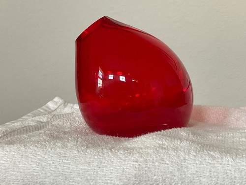 LSA International Red, Hand Crafted And Mouth Blown In Poland, Heavy ...
