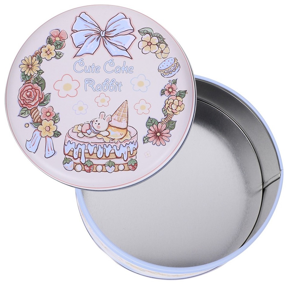 Present Box Cookie Storage Festival Biscuit Containers Mini Tins | eBay ...