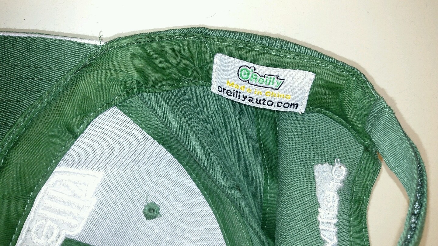 O'REILLY AUTO PARTS Cars Automotive Green Hat Baseball Cap Unique Rare ...
