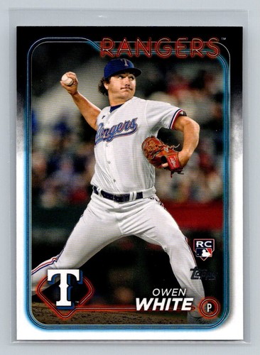 2024 Topps Series 1 Owen White Rookie Texas Rangers #5 | eBay