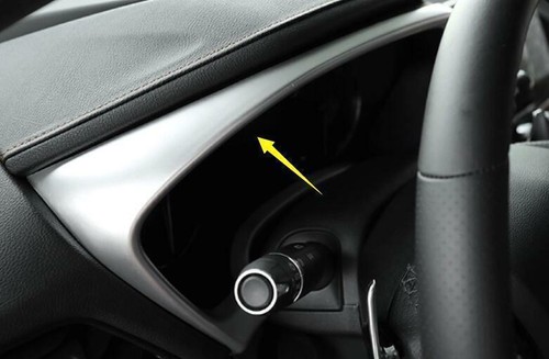 Matte Silver 1PCS 2020-2024 Instrument Panel Frame For Cadillac CT4 ...