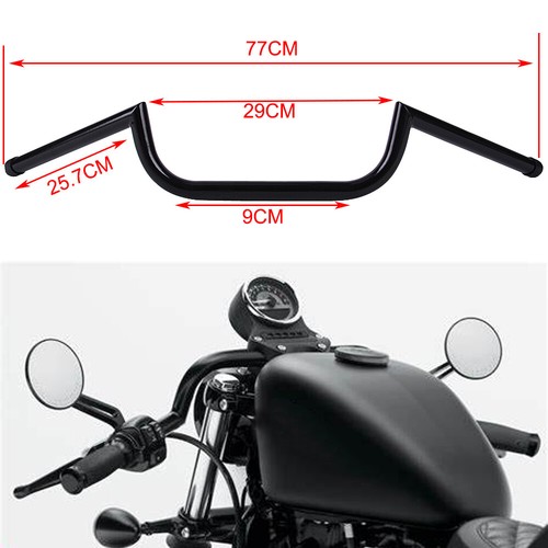 7/8" Motorcycle Handlebar Drag Z Bar For Harley XL 883 Chopper Bobber ...
