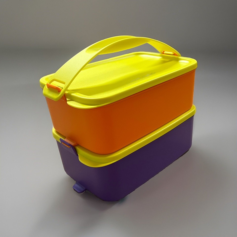 Tupperware Click To Go Stackable Containers – Lunch, Picnic & Meal ...