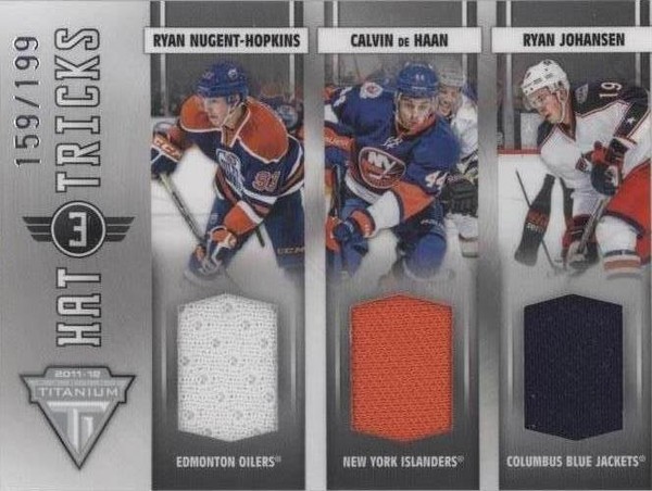 2011-12 Panini Titanium - Hat Tricks Memorabilia #30 Ryan Nugent ...