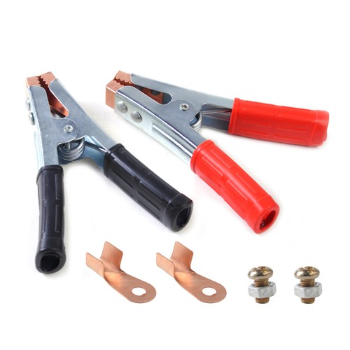 Crocodile Heavy Duty Jump Lead Clamp Clip fit forJumper Cable Black Red ...