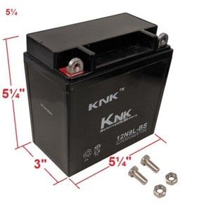 YB9-B 12N9-4B-1 YB9-BS 12V Sealed Maintenance Free GEL Battery 9Ah ATV ...