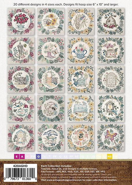 Hand Sown Quilt Anita Goodesign Embroidery Design Machine CD | eBay