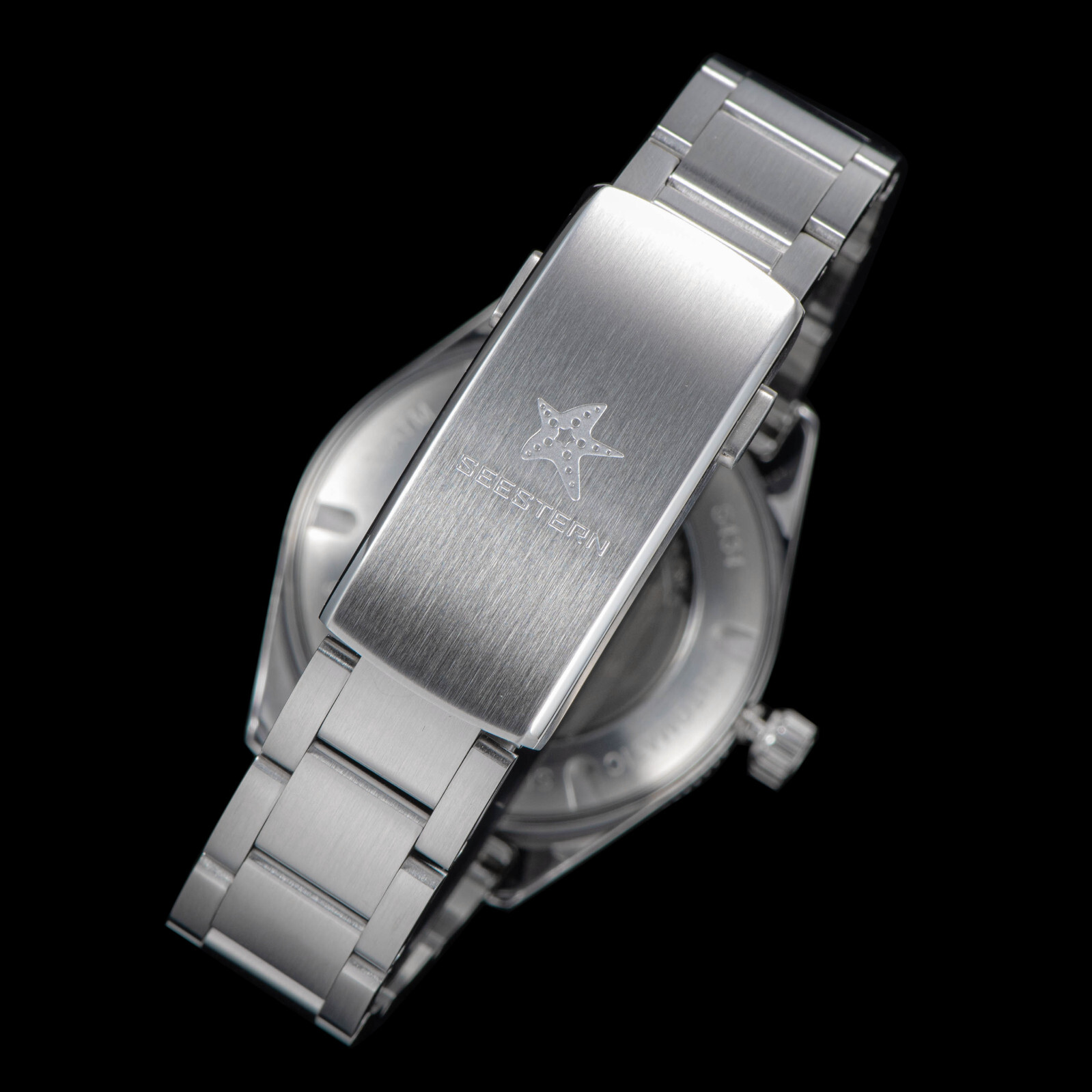 Seestern Sapphire Crystal Mechanical Mens NH35 Diver Watch SEAGULL 1963 ...