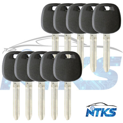 10 New Replacement for Toyota Scion Transponder Key TOY44D-PT 4D67 Chip ...