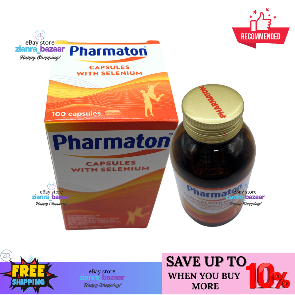 Pharmaton with G115 Ginseng and Selenium 100 Tablets Energy Booster | eBay