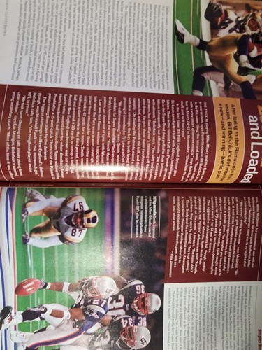 Tom Brady Sports Illustrated February 11 2002 Patriots Rams Superbowl ...