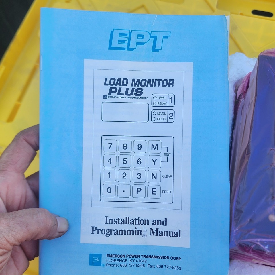 EPT WM7000 EMERSON POWER TRANSMISSION LOAD MONITOR PLUS | eBay