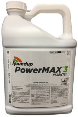 Roundup PowerMax 3 Herbicide Weed Killer - 51.2% Glyphosate 2.5 Gallons ...