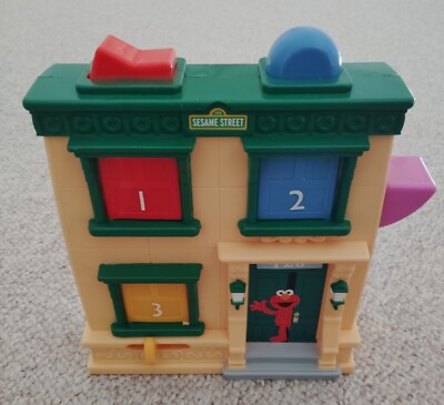 Sesame Street House Pop Open Windows Hiding Spinning Characters Pals ...
