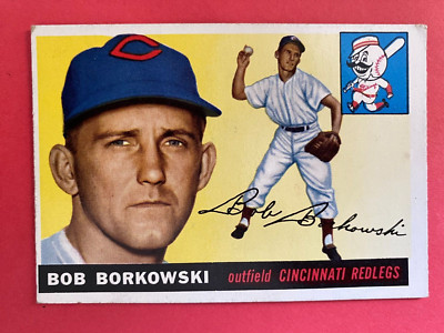 1955 Topps BOB BORKOWSKI Cincinnati Redlegs #74 | eBay