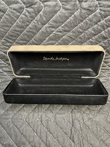 Randy Jackson Hard Sided Eyeglass Case- Clamshell- Brown Suede | eBay