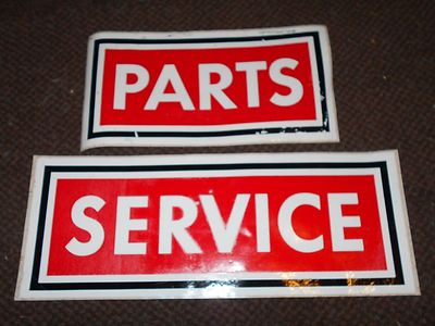 NOS 1960's 1970's FORD DEALERSHIP PARTS AND SERVICE DOOR DECALS ...