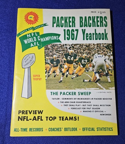 1967 Packer Backers Yearbook - Green Bay Packers | eBay